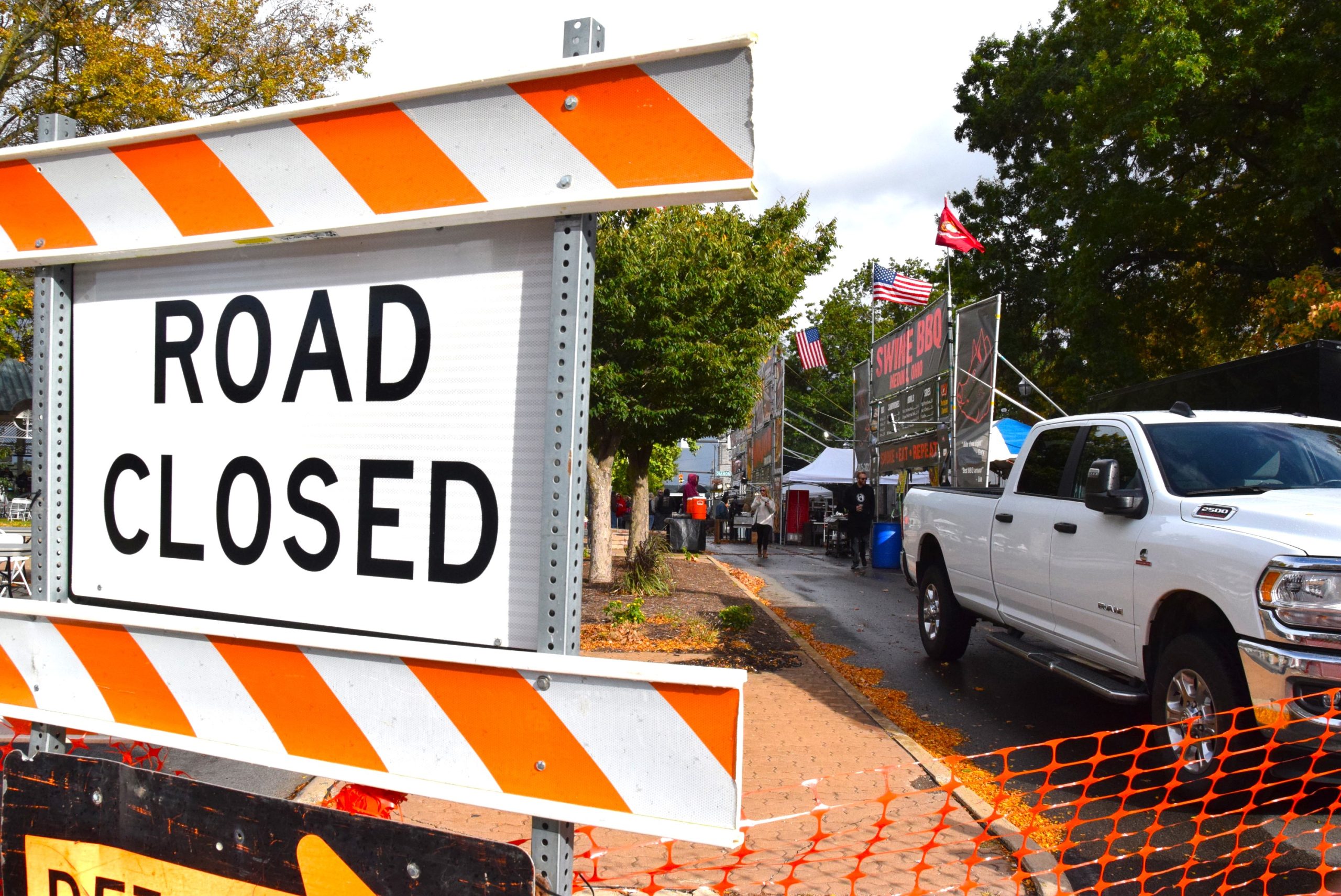 Section of Newman Street closed in Mansfield