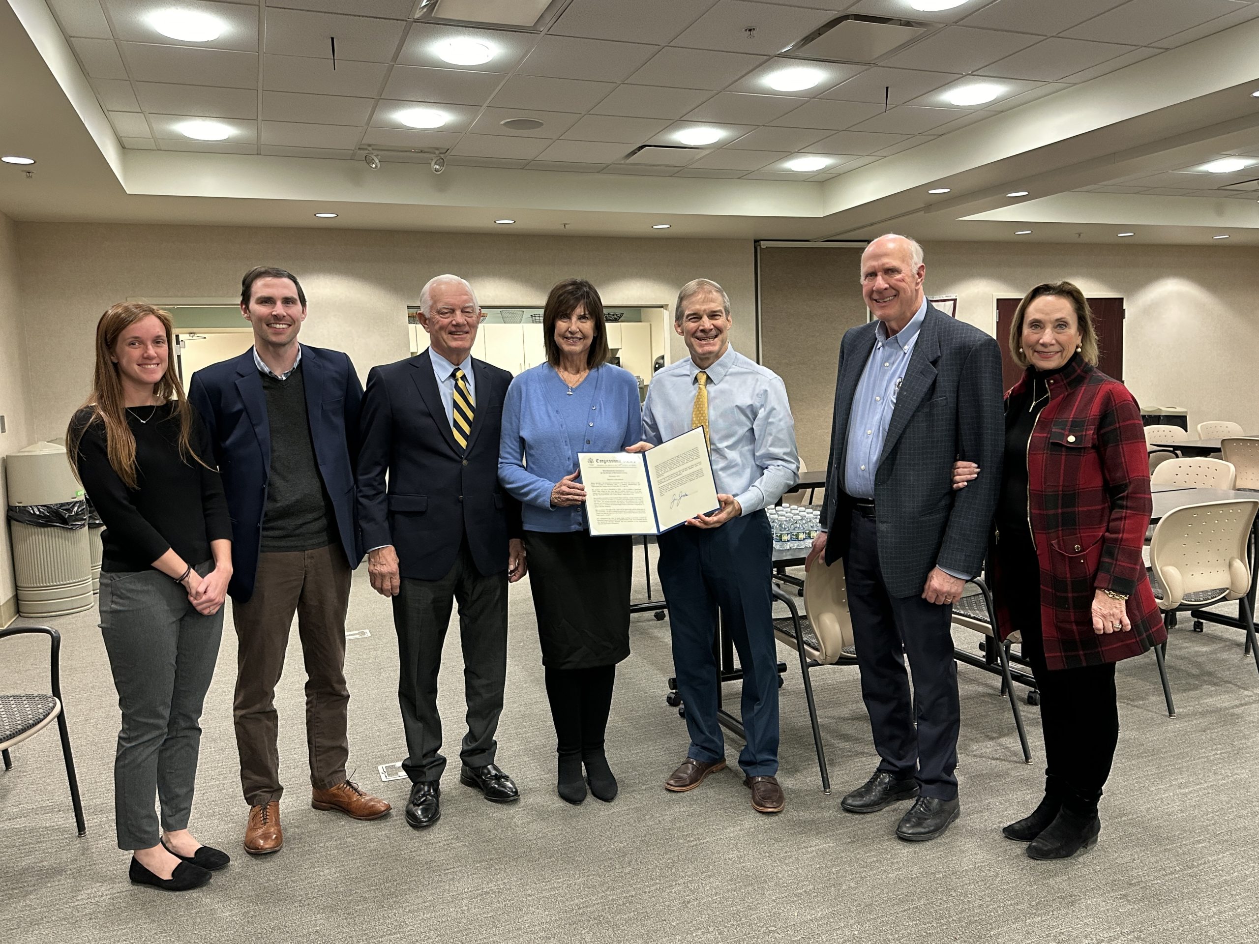 Jim Jordan presents congressional record honoring Jim Gorman