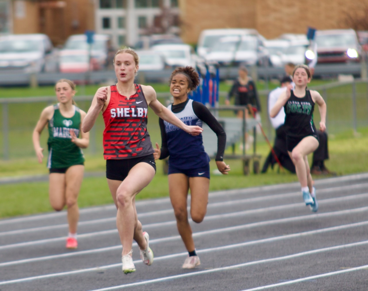 Bowman powers Shelby girls to team title at 92nd Mehock Relays