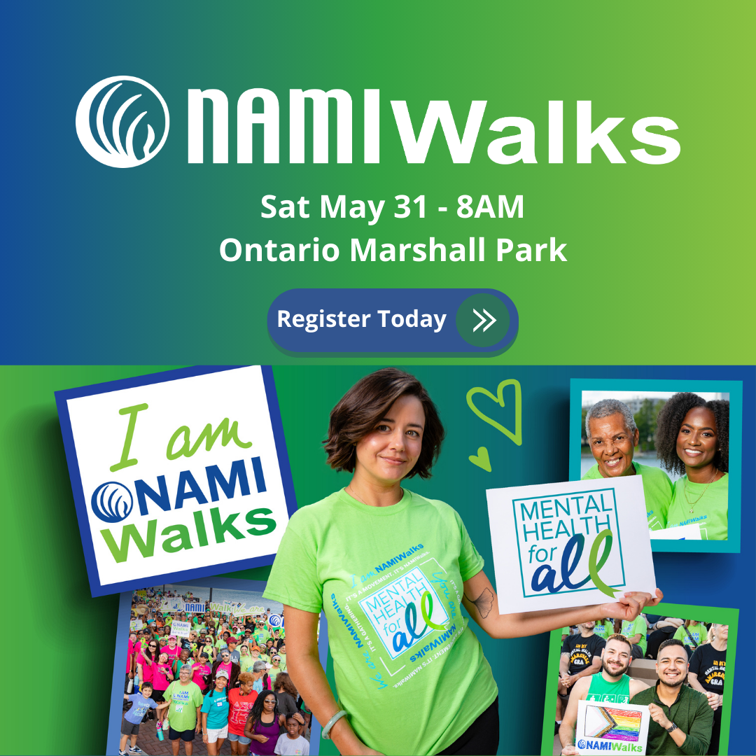 NAMI Walks event -register now! on 05/31/2025