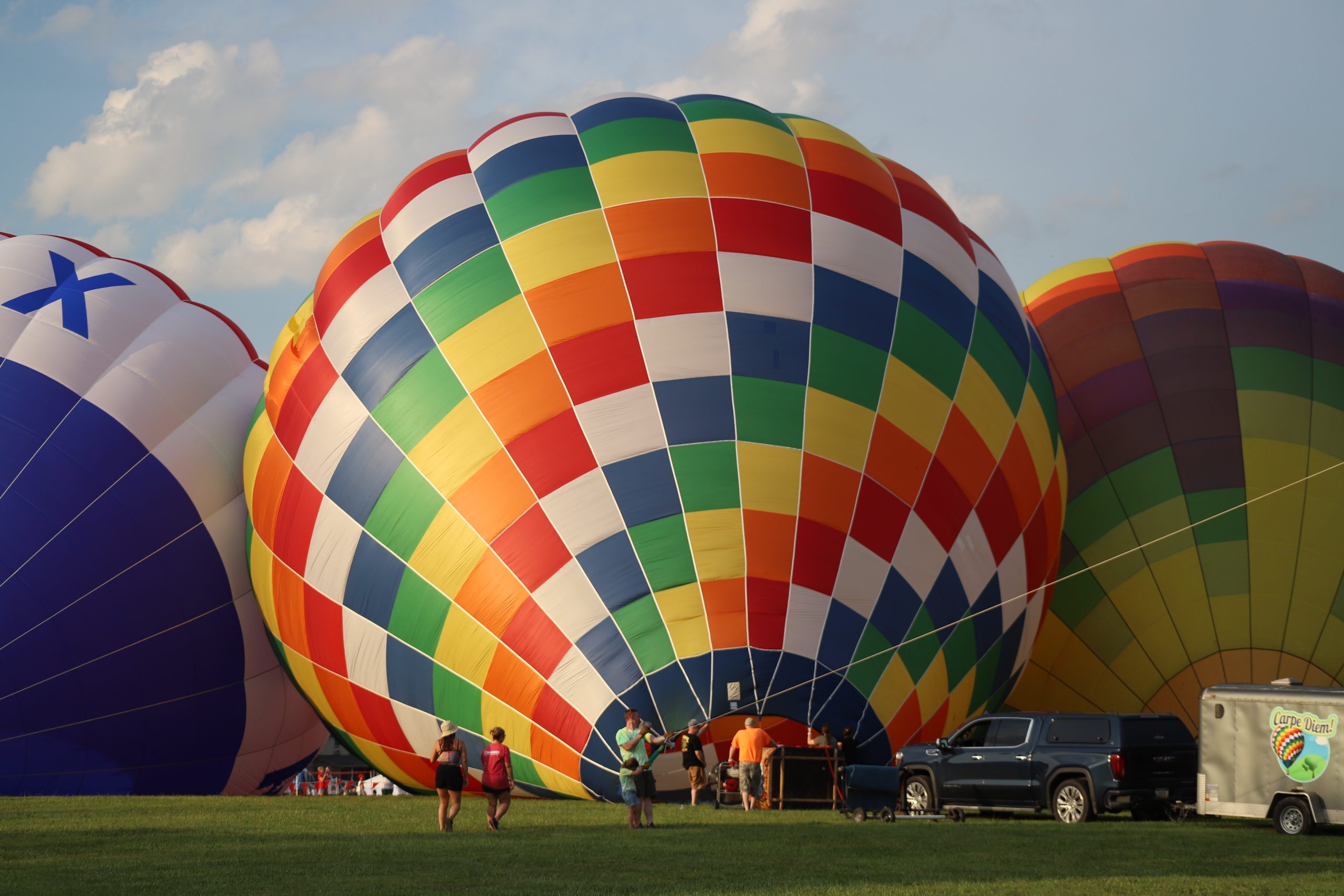 Ashland BalloonFest continues with static glow due to weather