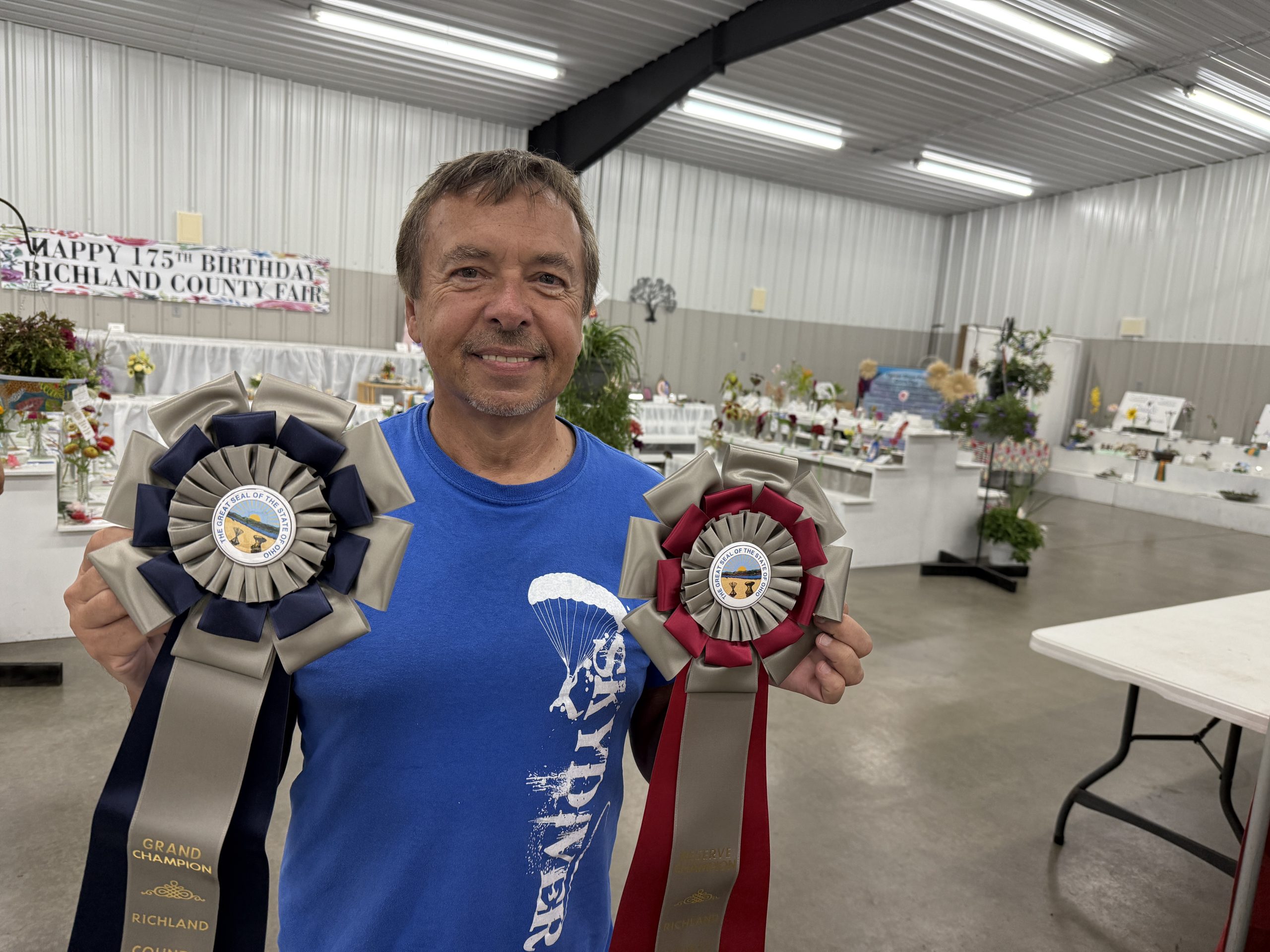 Tim Denis takes triple honors at Richland County Fair pie auction