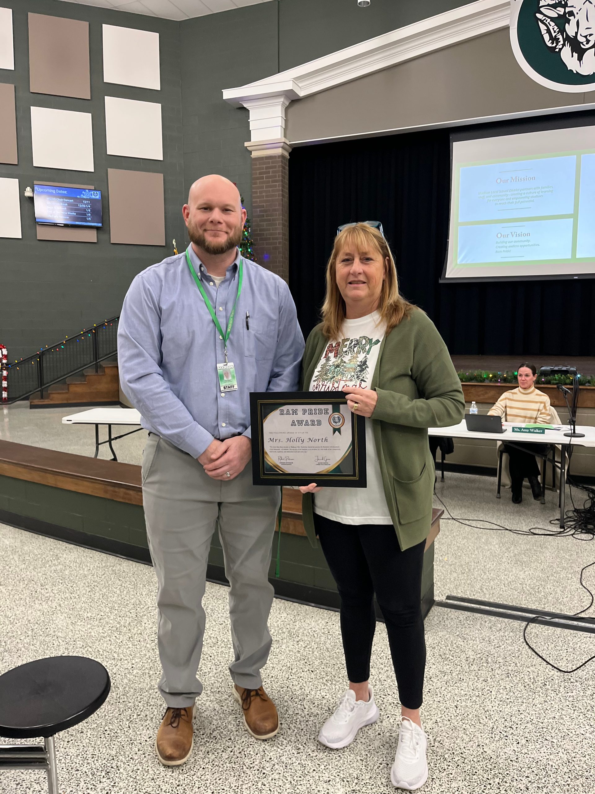 Madison recognizes Holly North, Stacy Foote with Ram Pride Award