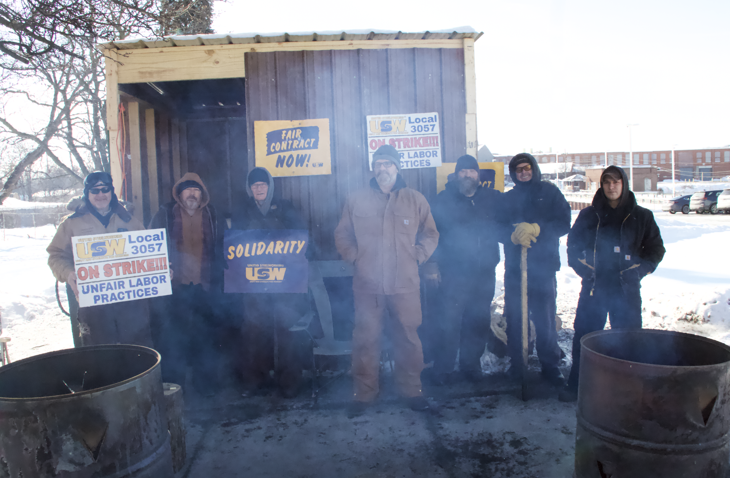 ArcelorMittal employees mark 16 days on picket line Thursday