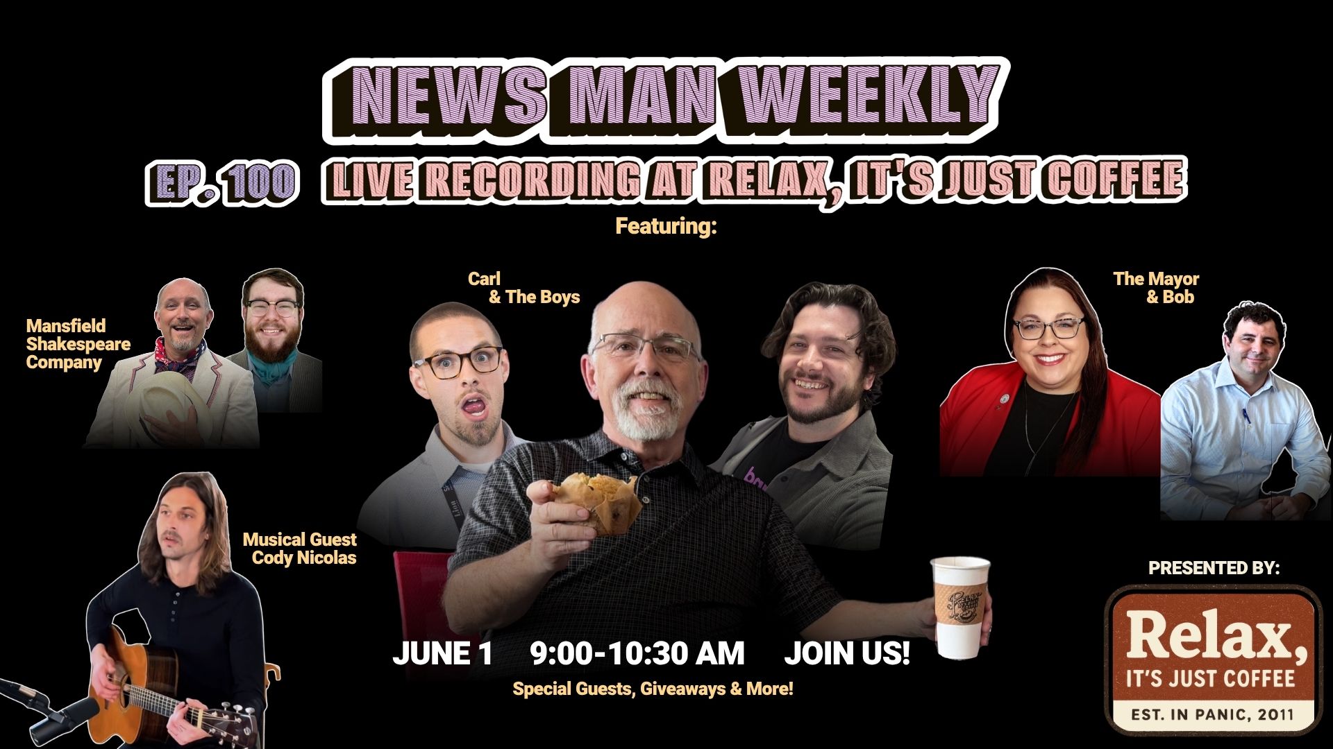 Hey, kids, let's put on a show! News Man Weekly recording 100th episode ...